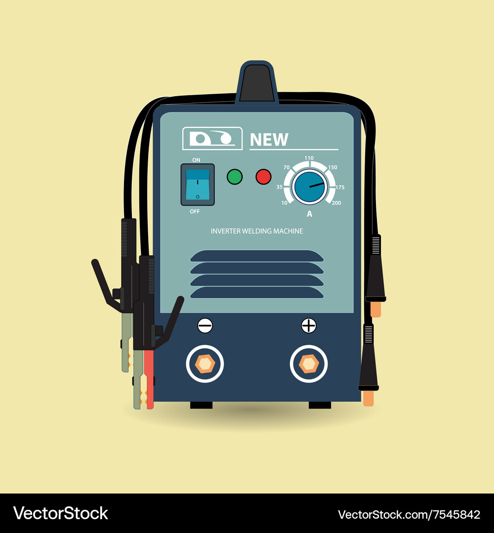 Electric Welding Machine Royalty Free Vector Image