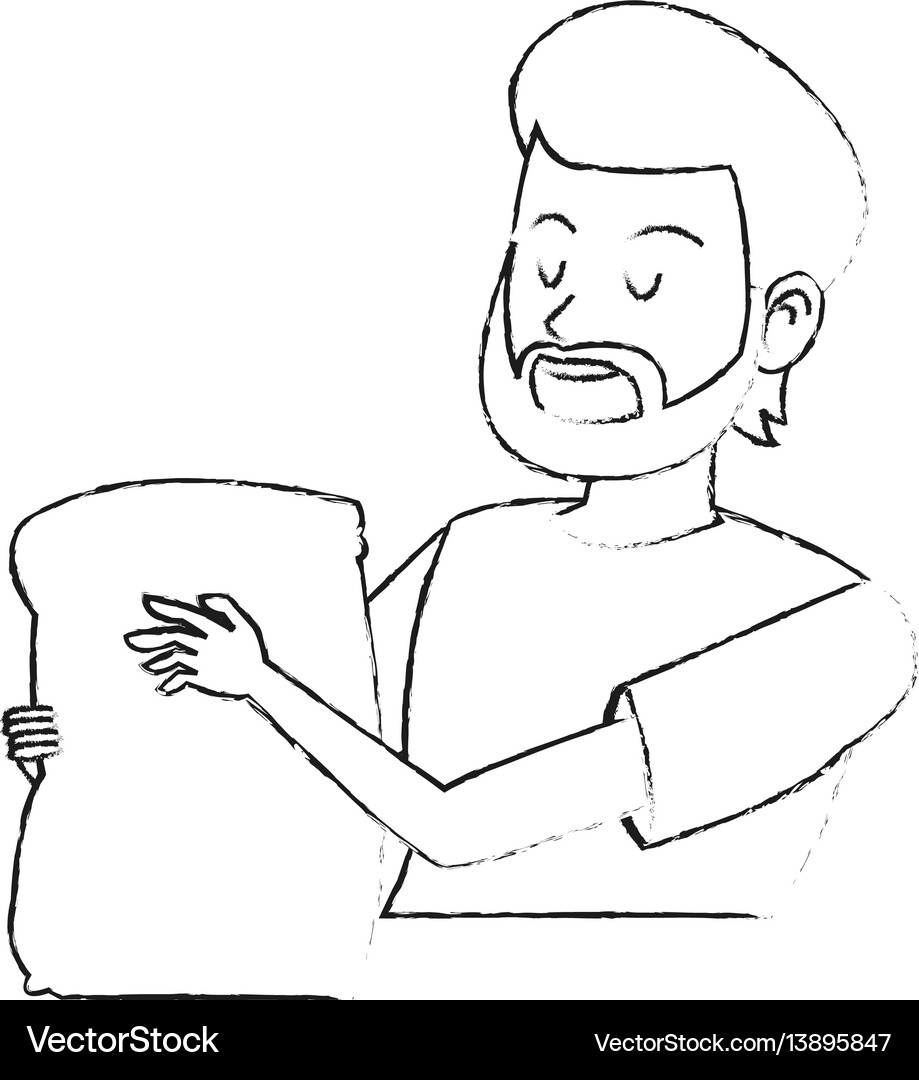 Happy man icon image Royalty Free Vector Image