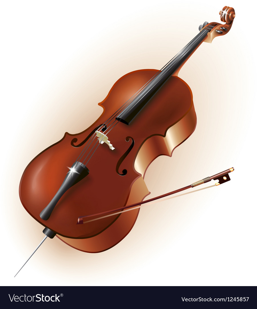 Classical cello Royalty Free Vector Image - VectorStock