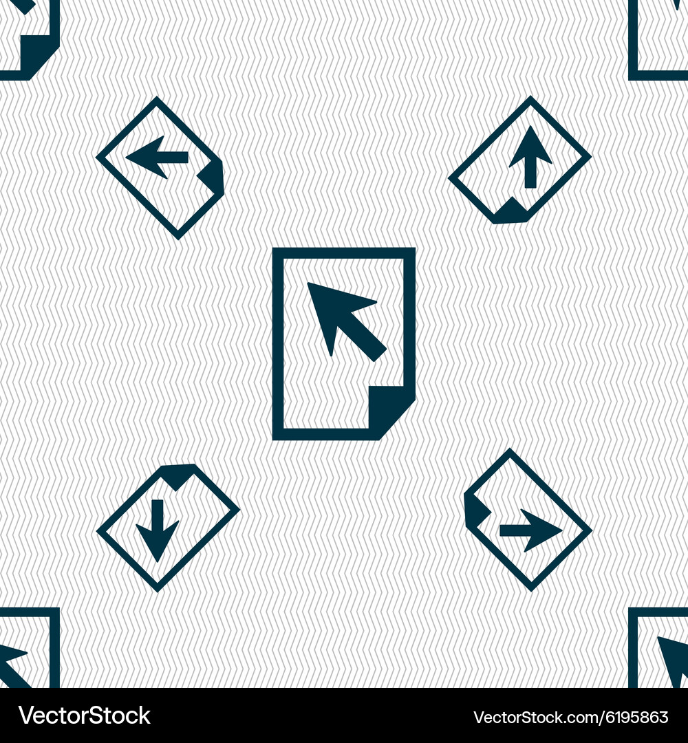 Text file sign icon file document symbol seamless Vector Image