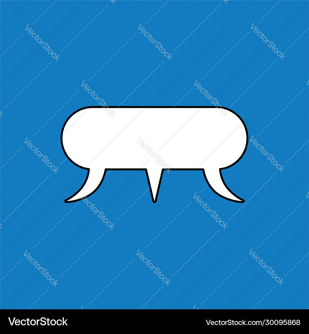 Icon concept three people talking with speech Vector Image