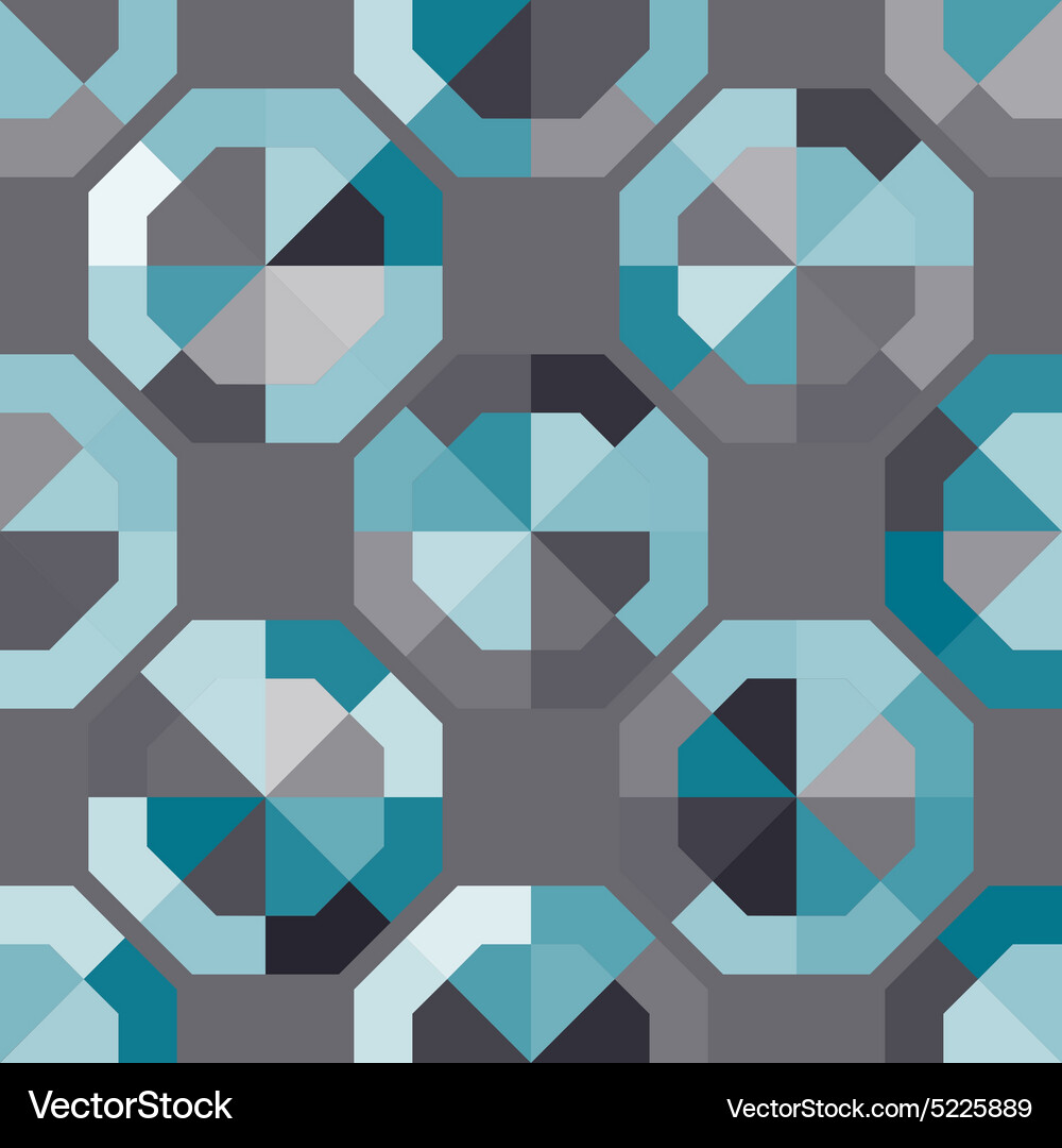 Seamless background with abstract geometric shapes