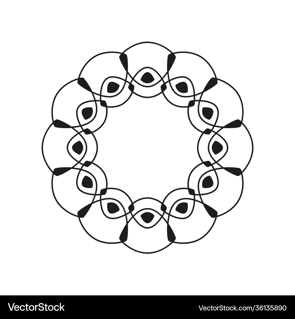 Circular banner Royalty Free Vector Image - VectorStock