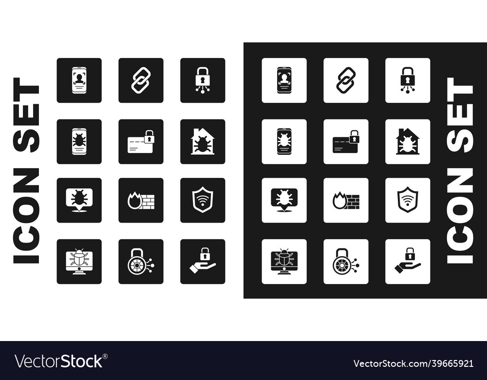Set cyber security credit card with lock system Vector Image Set cyber security credit card with lock system Vector Image