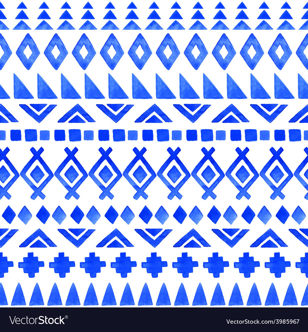 Seamless aztec pattern Royalty Free Vector Image