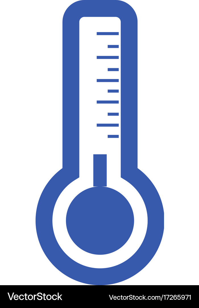Isolated thermometer icon Royalty Free Vector Image
