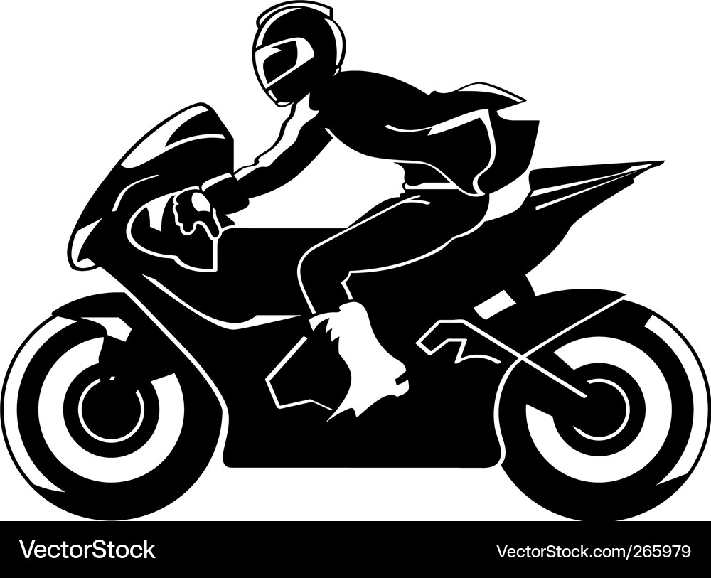 Motorbike Royalty Free Vector Image - VectorStock