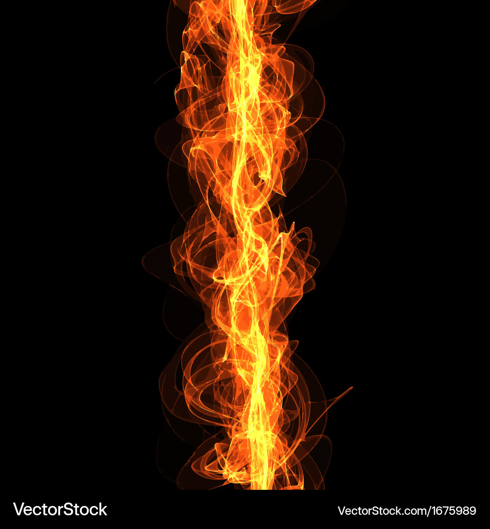 Line of fire Royalty Free Vector Image - VectorStock