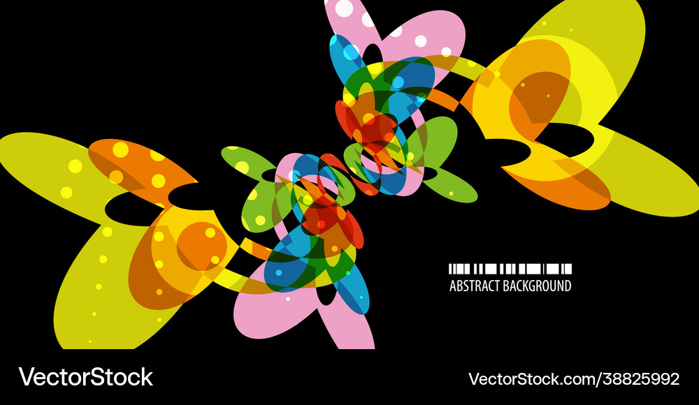 Geometric colorful abstract background template Vector Image