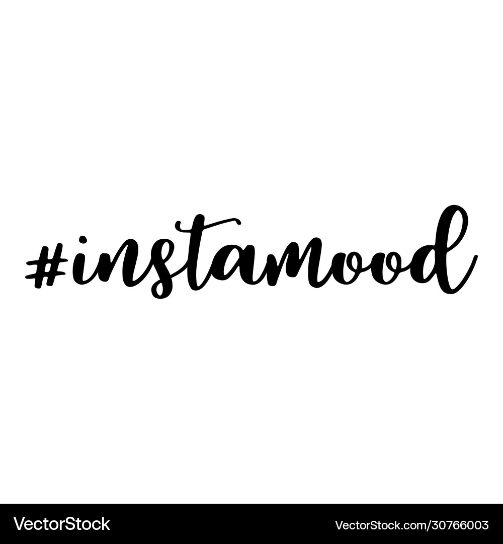 Hashtag text or phrase lettering for greeting Vector Image