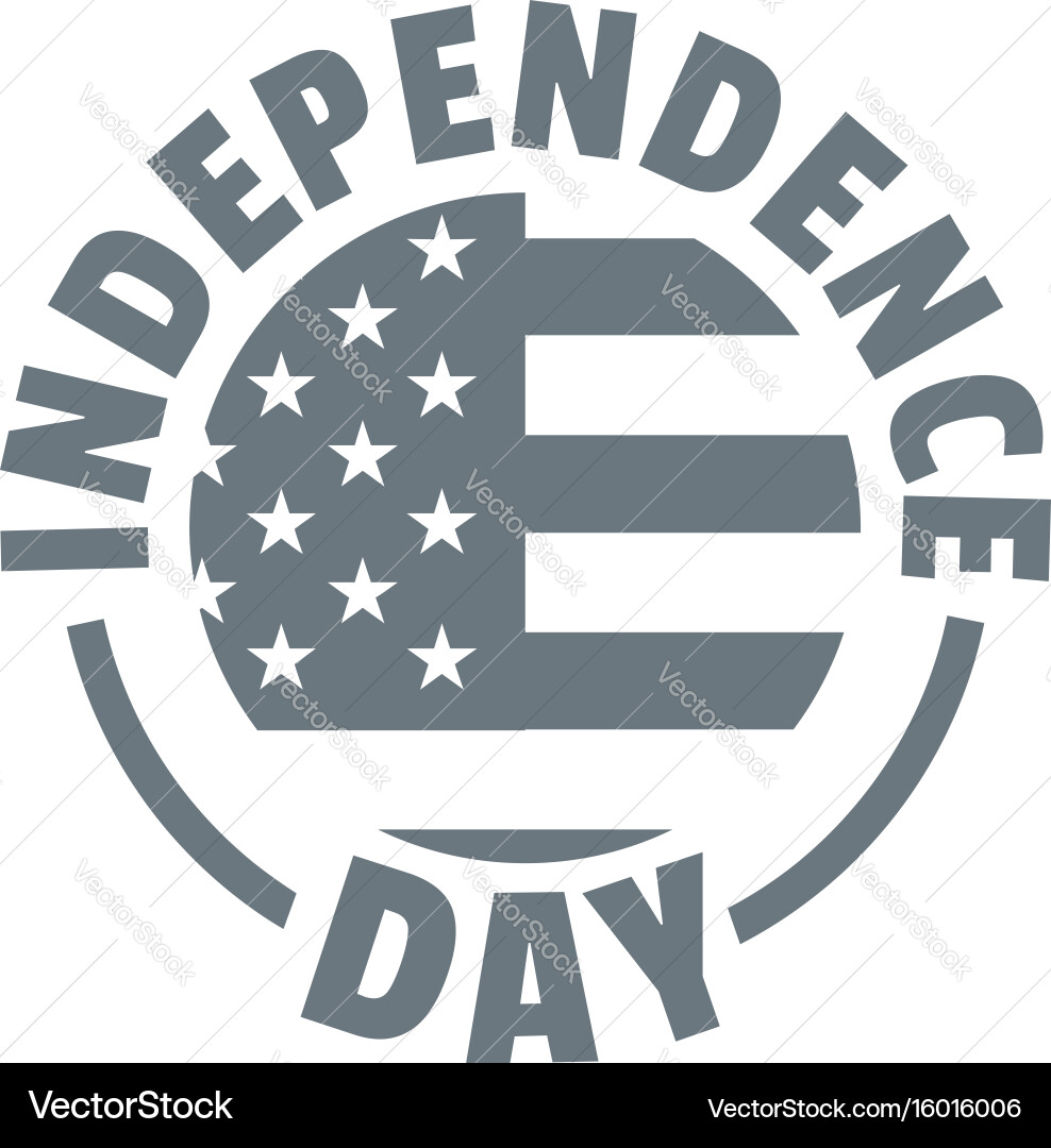 Independence Group Logo Vintage Fourth Of July Independence Day Logo