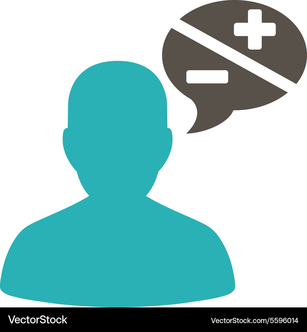 Arguments icon from business bicolor set Vector Image