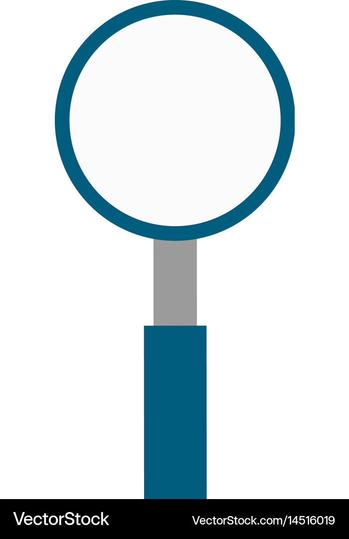 Magnifying glass icon image Royalty Free Vector Image
