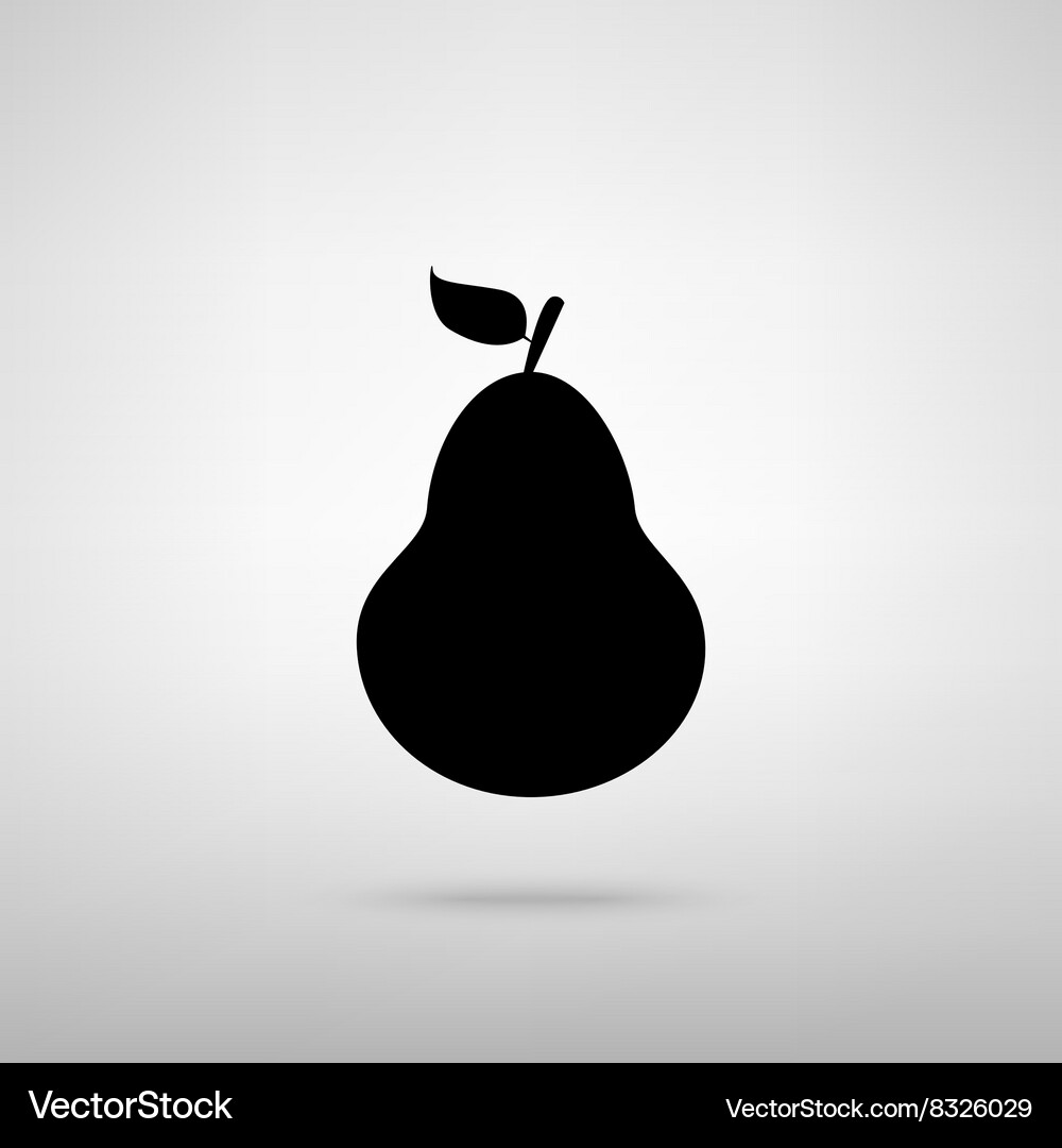 Pear sign Royalty Free Vector Image - VectorStock