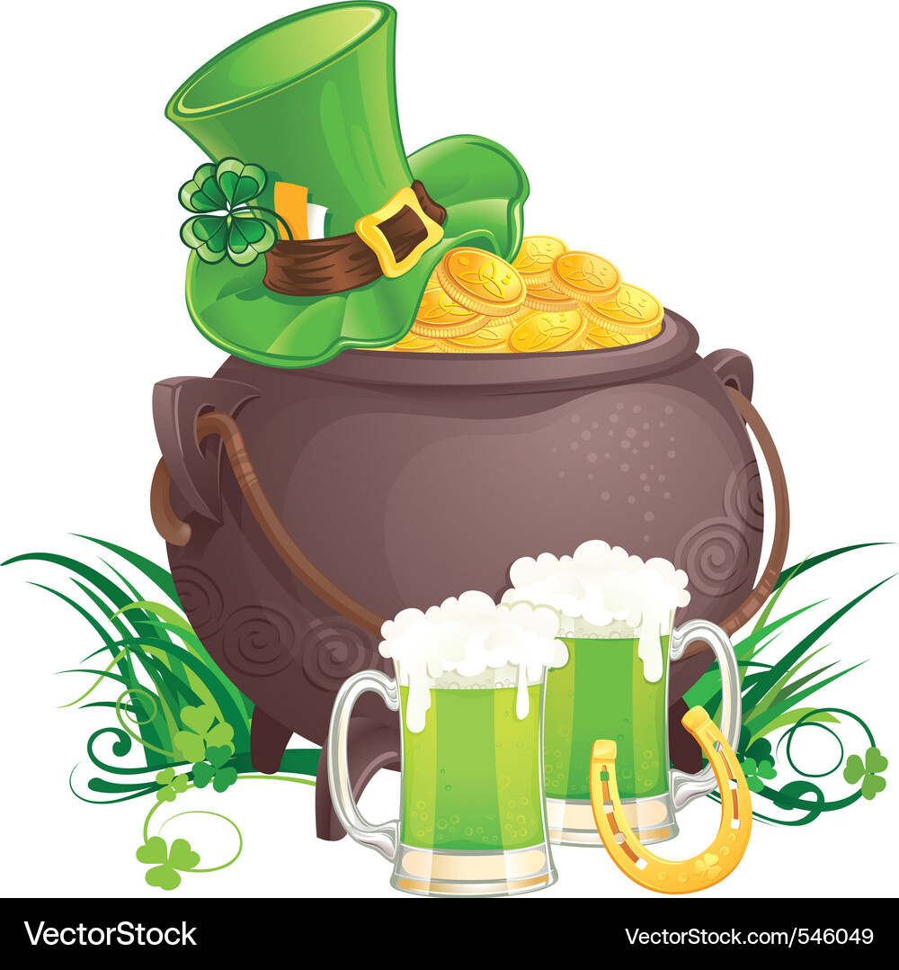 Irish cartoon Royalty Free Vector Image - VectorStock