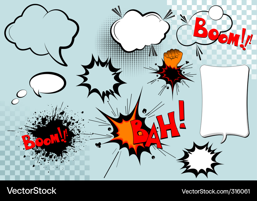 Boom Royalty Free Vector Image - VectorStock