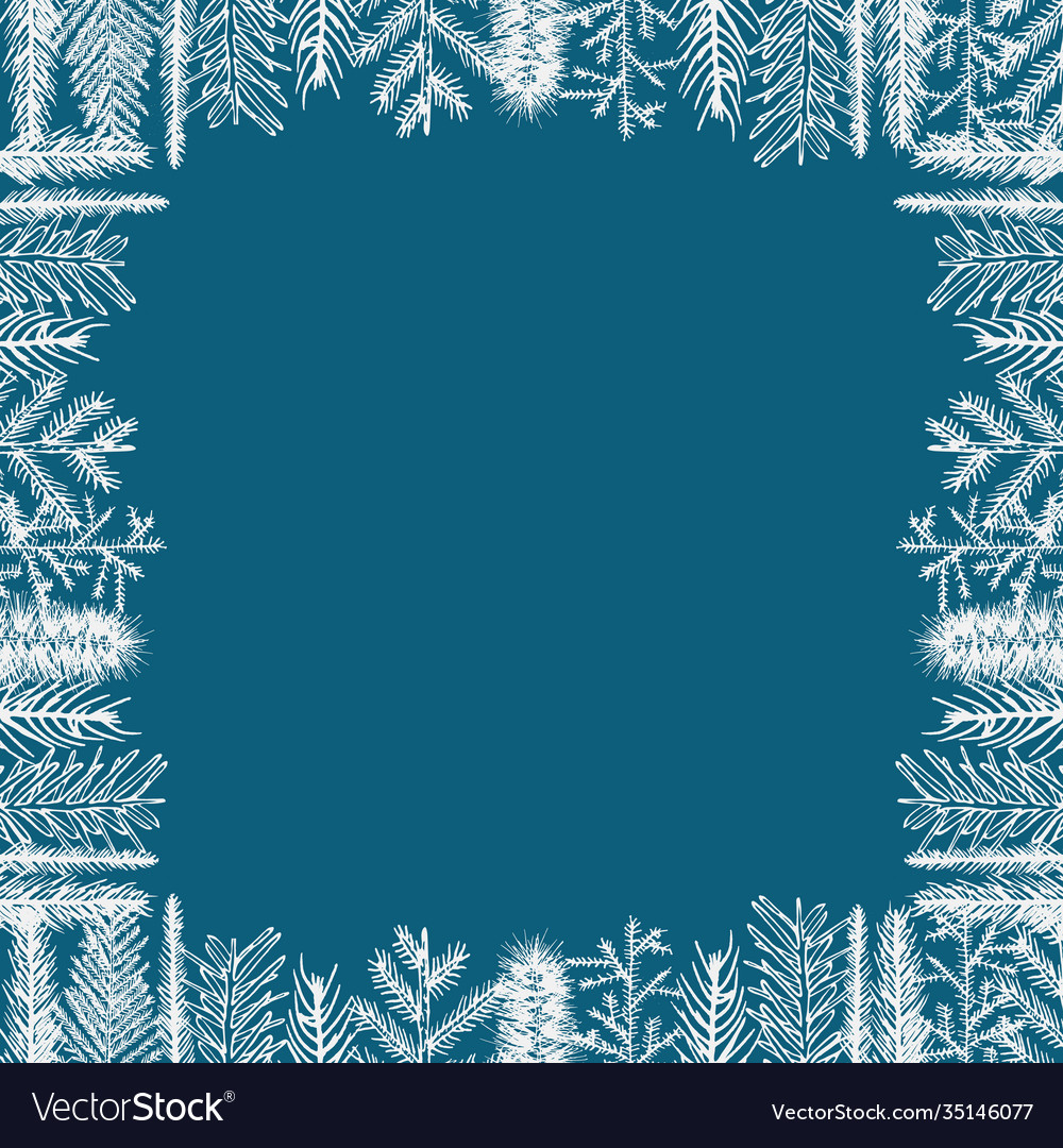 Christmas framework Royalty Free Vector Image - VectorStock