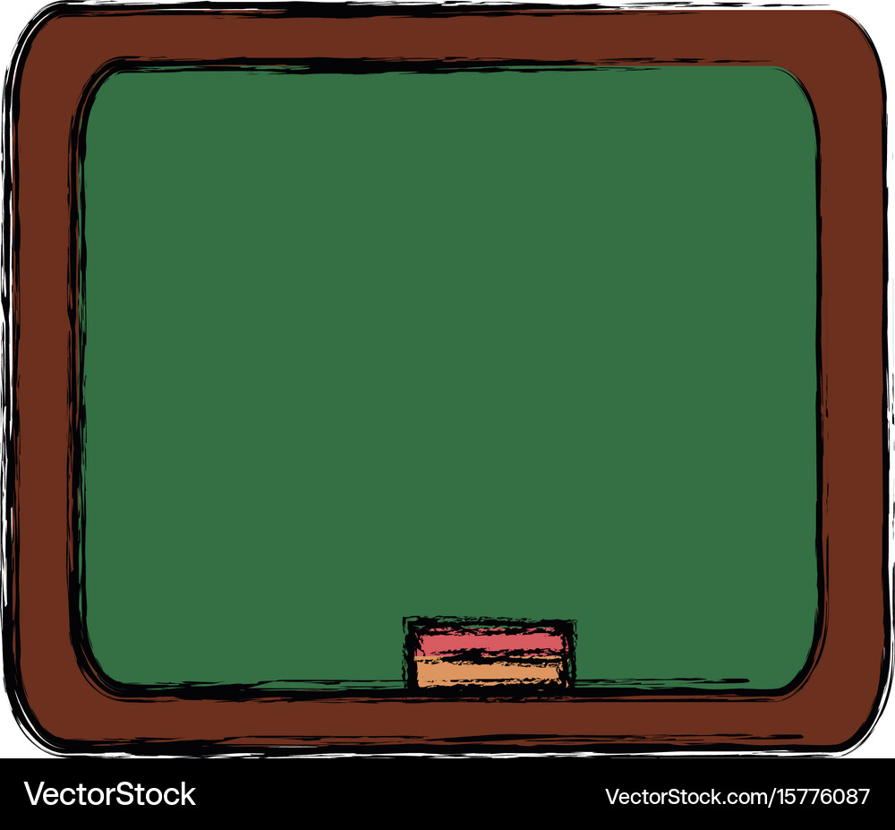 Cute blackboard cartoon Royalty Free Vector Image