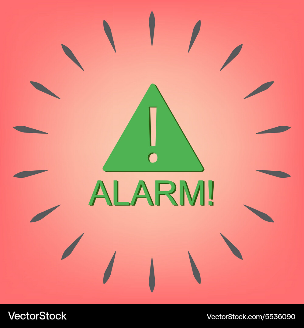 Exclamation sign icon Royalty Free Vector Image