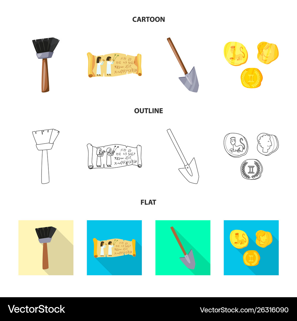 Isolated object story and items symbol Royalty Free Vector