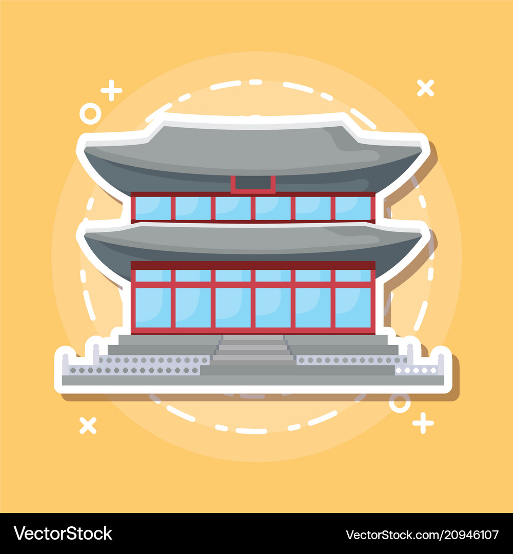 Asia culture design Royalty Free Vector Image - VectorStock