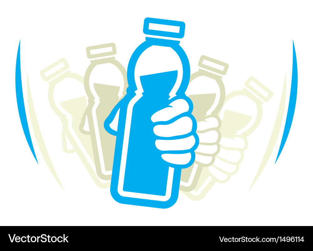 Shake bottle Royalty Free Vector Image - VectorStock