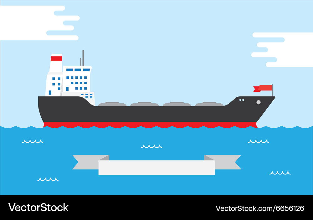 Oil Tanker Royalty Free Vector Image - VectorStock