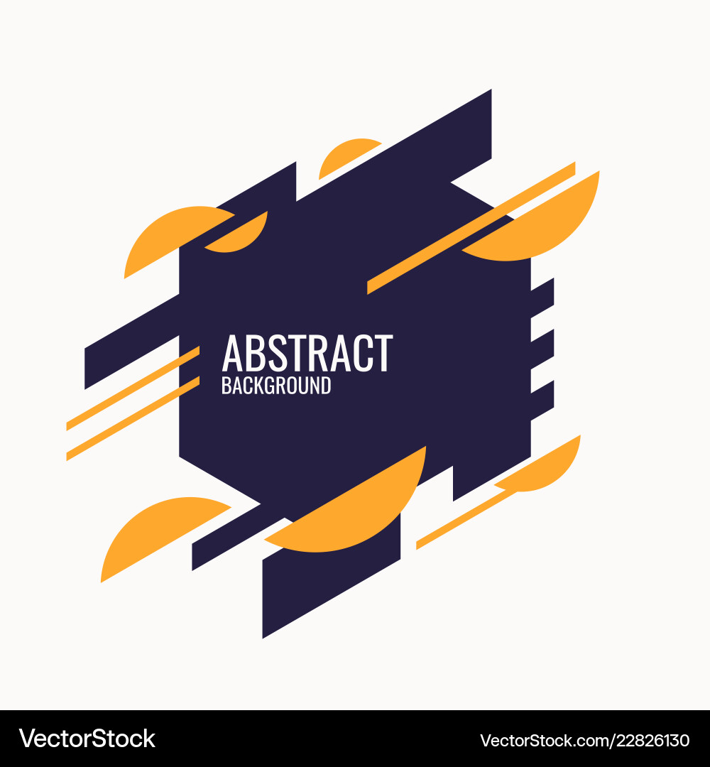 Trendy abstract background composition Royalty Free Vector