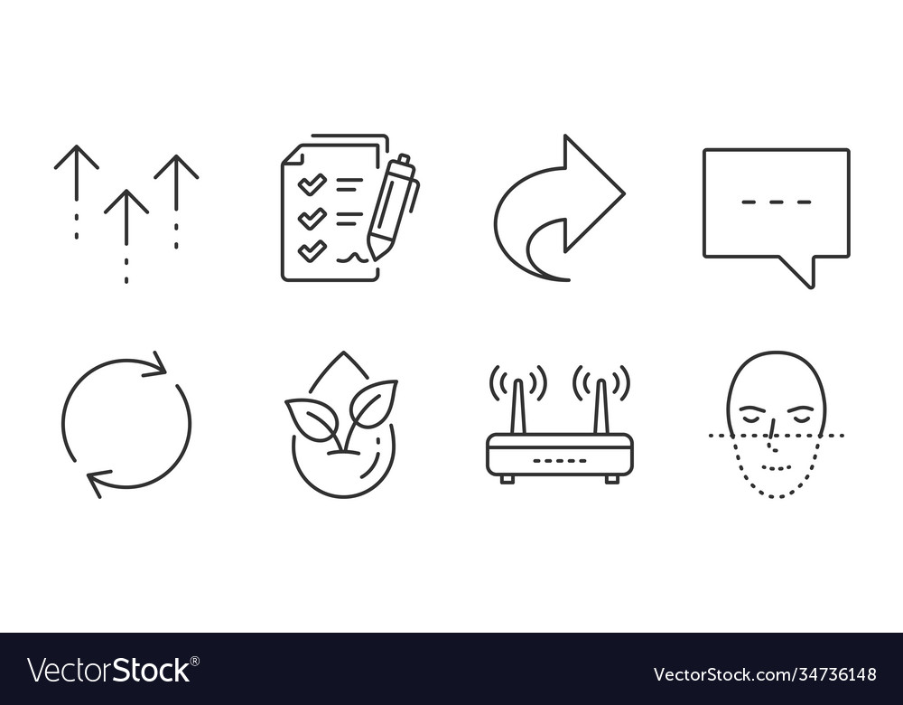 Survey checklist swipe up and full rotation icons Vector Image Survey checklist swipe up and full rotation icons Vector Image