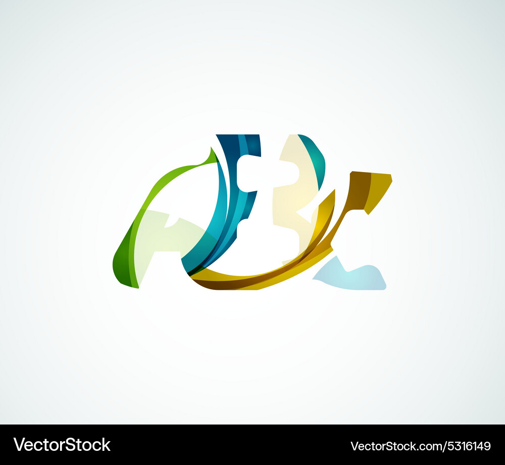 Abc company logo Royalty Free Vector Image - VectorStock