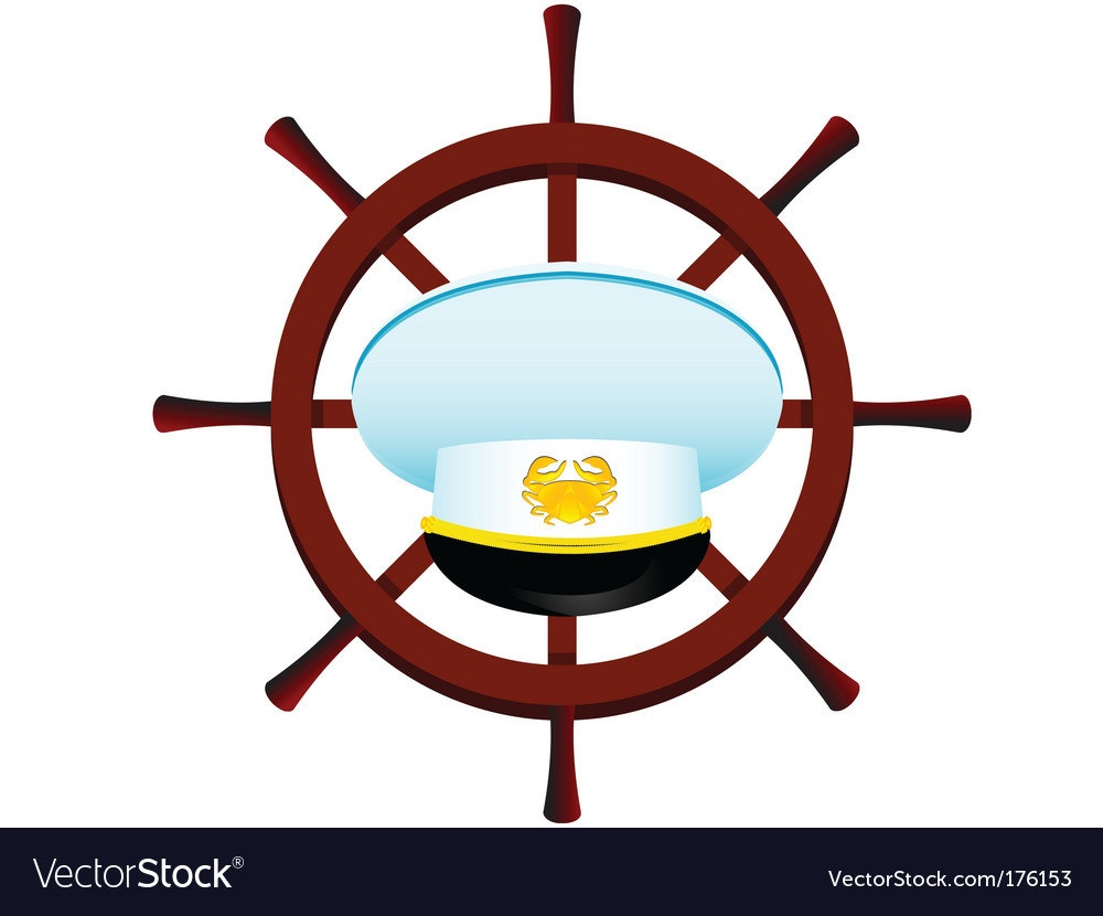 Boat captain symbol Royalty Free Vector Image - VectorStock