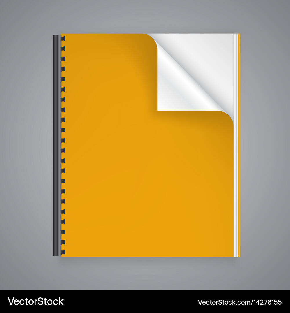 Open paper journal Royalty Free Vector Image - VectorStock