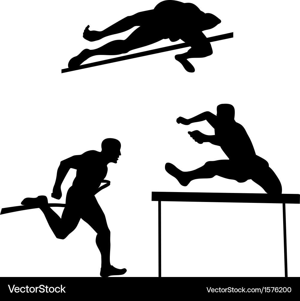 Track and Field Royalty Free Vector Image - VectorStock