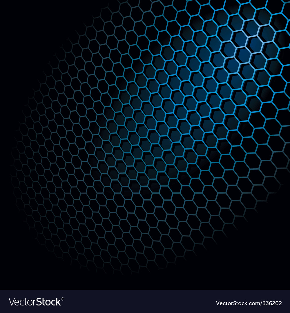 Hexagon grid Royalty Free Vector Image - VectorStock