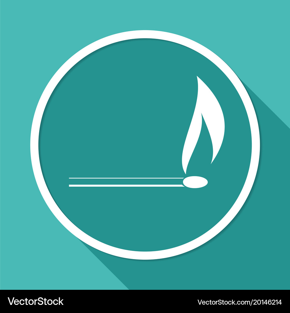 Match icon Royalty Free Vector Image - VectorStock