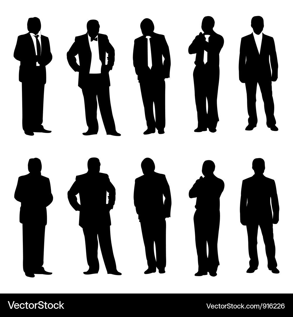 Business man figure Royalty Free Vector Image - VectorStock