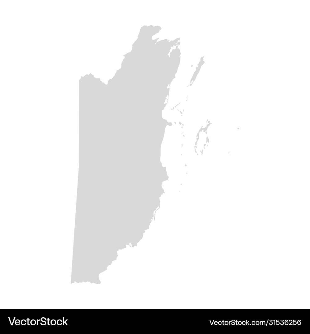 Belize map country Royalty Free Vector Image - VectorStock
