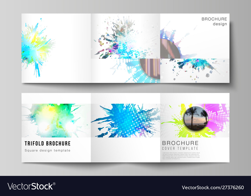 Minimal editable layout square Royalty Free Vector Image