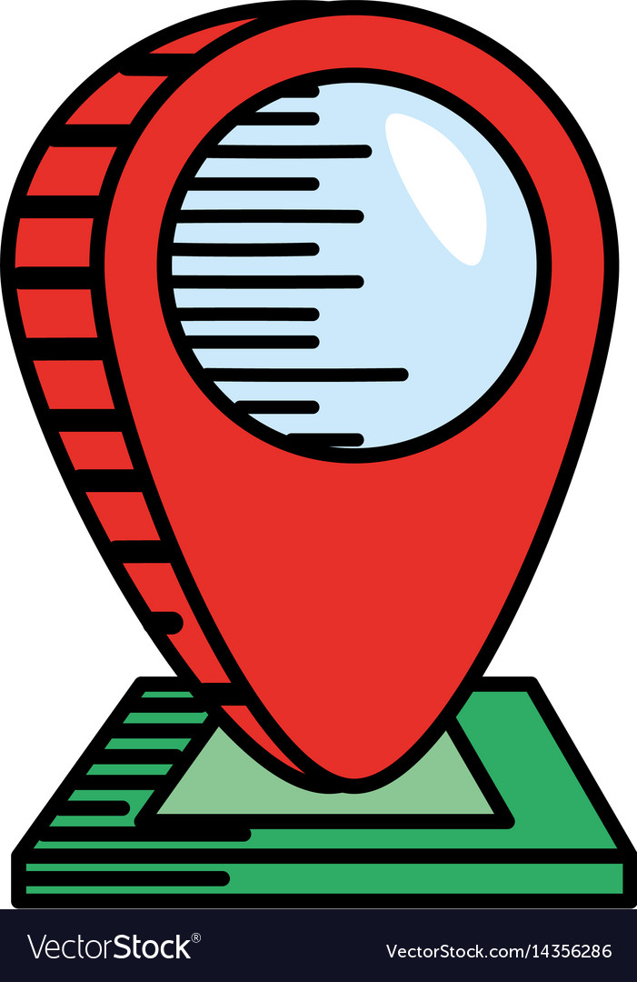 Pointer map navigation location Royalty Free Vector Image