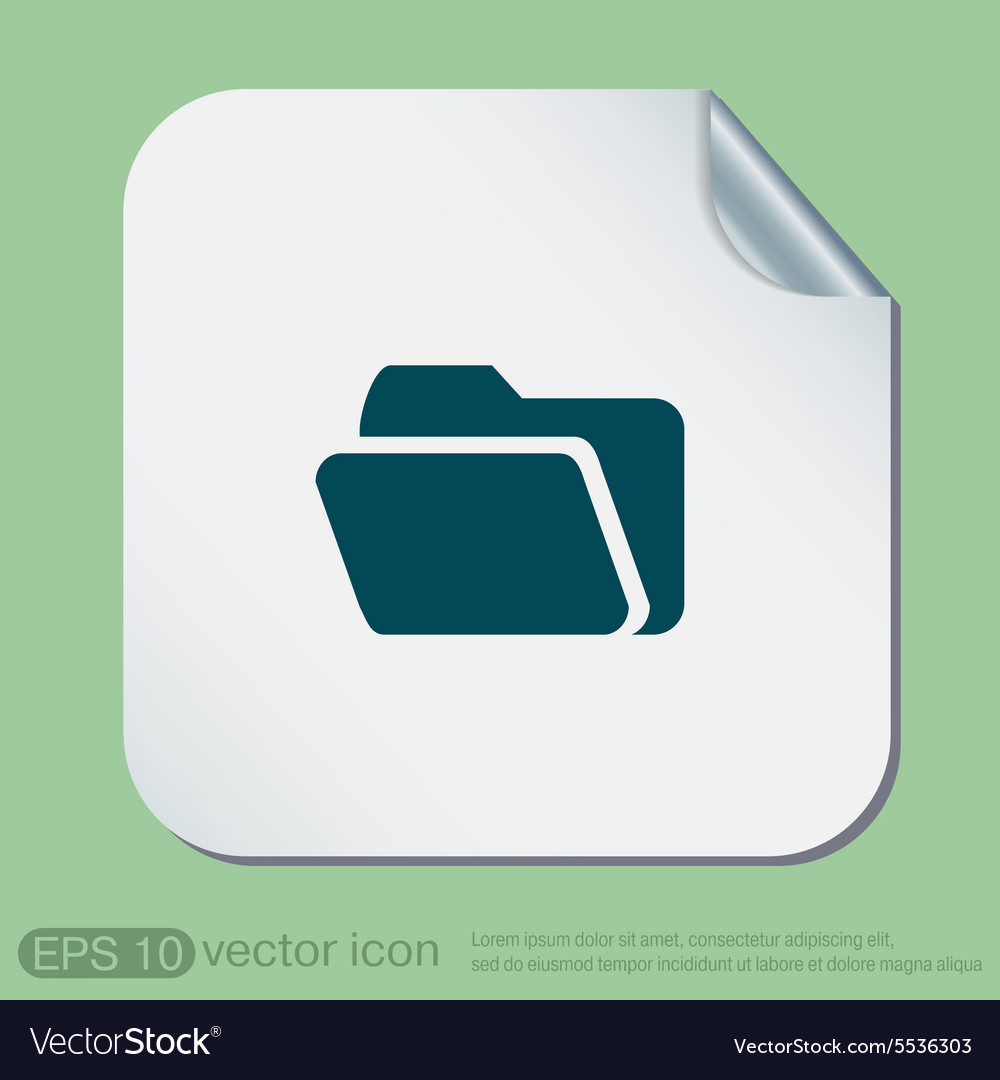 Folder for documents Royalty Free Vector Image