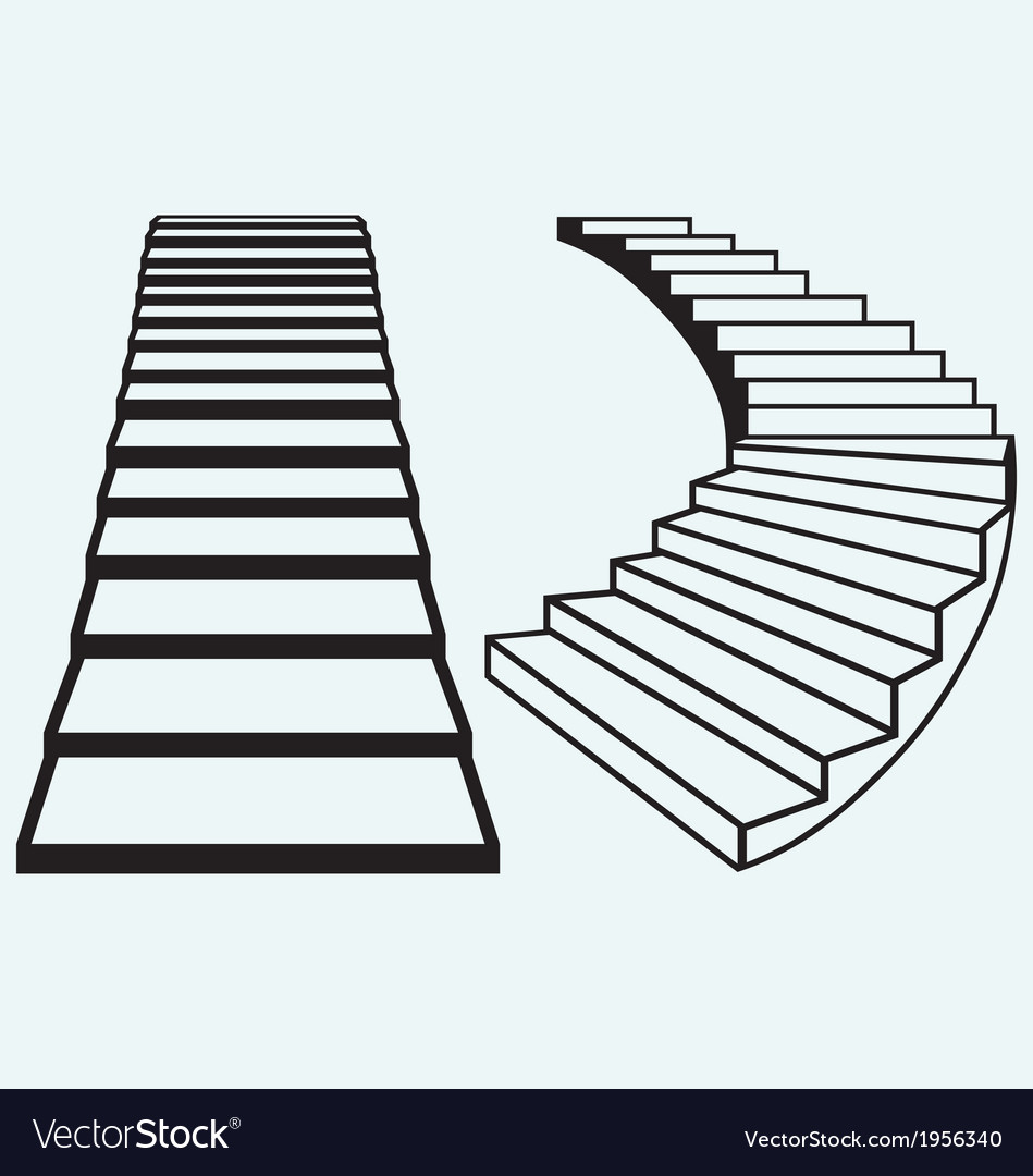 Staircase Royalty Free Vector Image - VectorStock