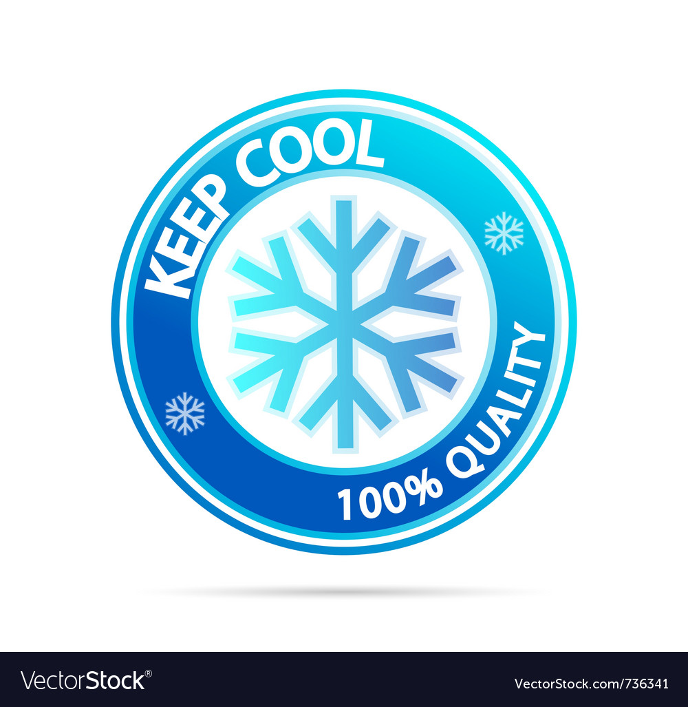 Keep cool Royalty Free Vector Image - VectorStock