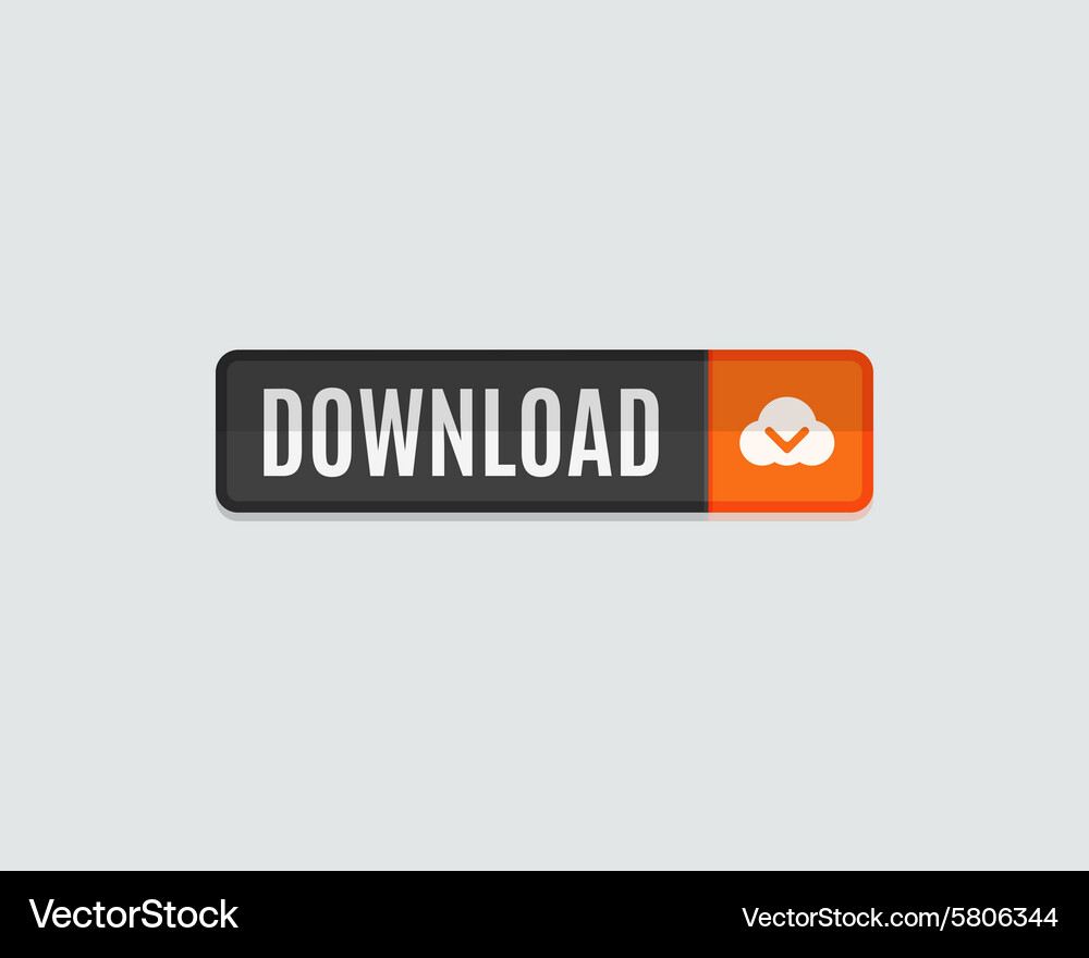 Download web button flat design template Vector Image