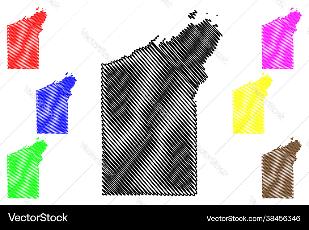 Bayfield county state wisconsin us county Vector Image