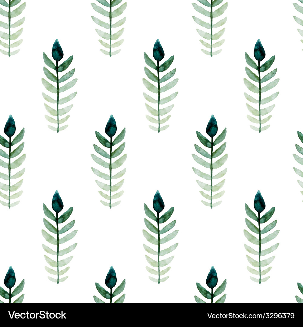 Watercolor seamless pattern Royalty Free Vector Image