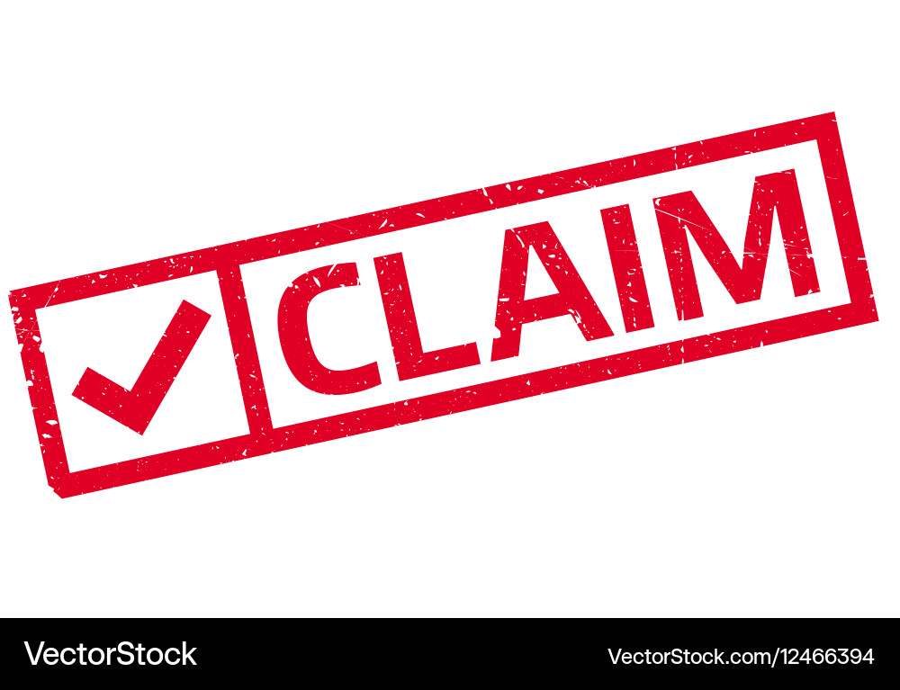 Claim rubber stamp Royalty Free Vector Image - VectorStock
