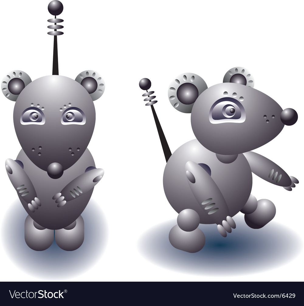 Robot rat Royalty Free Vector Image - VectorStock
