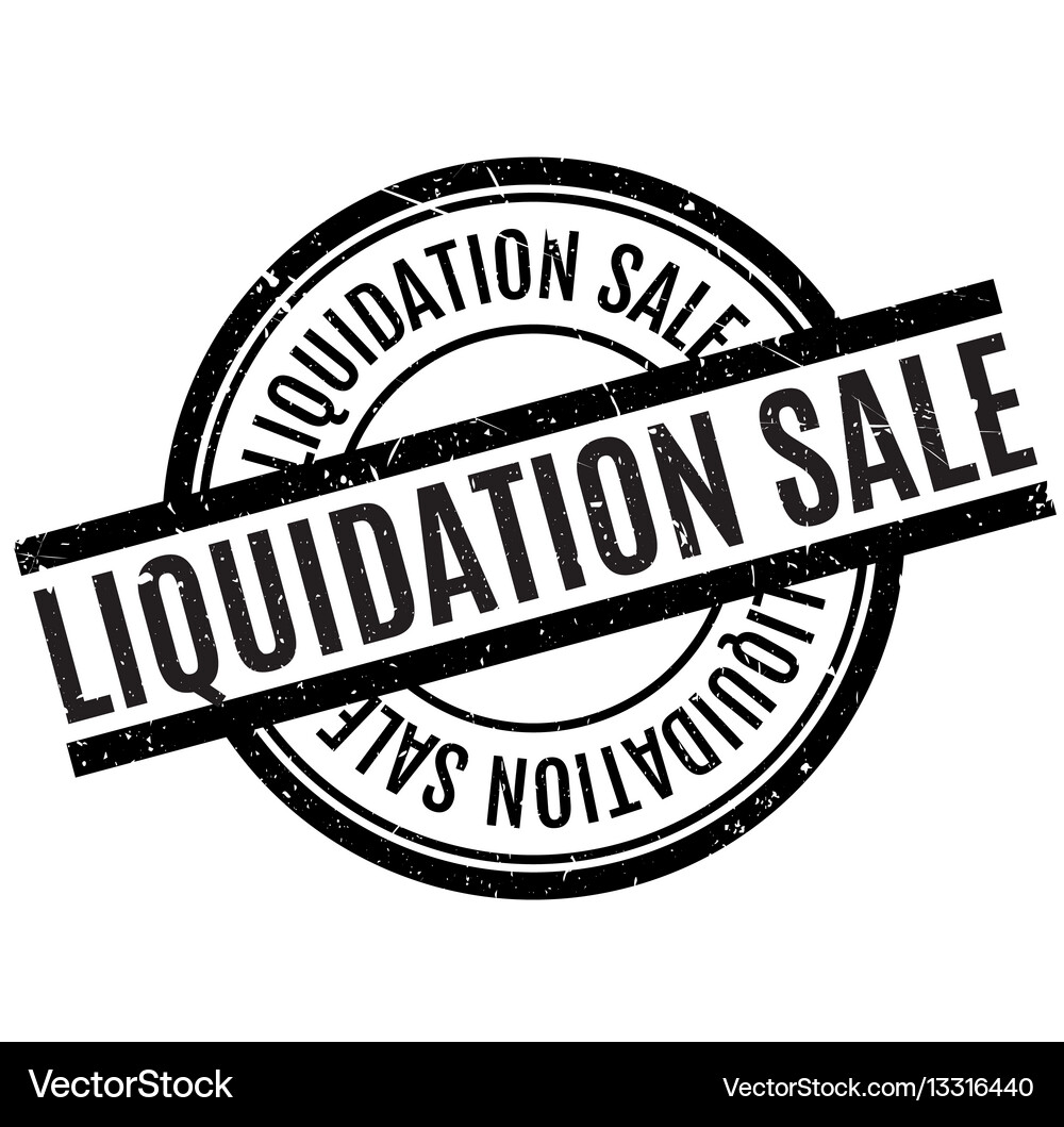 Liquidation sale rubber stamp Royalty Free Vector Image