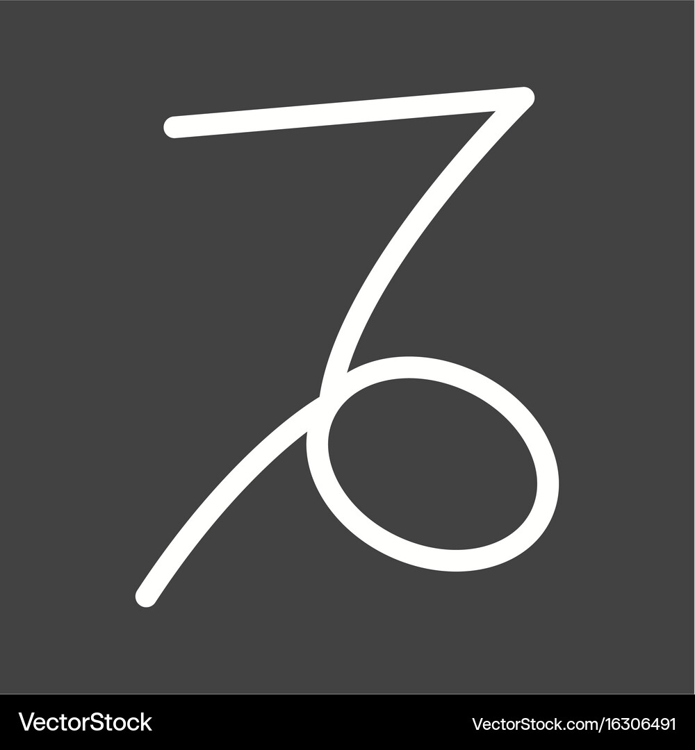 Capricorn sign Royalty Free Vector Image - VectorStock