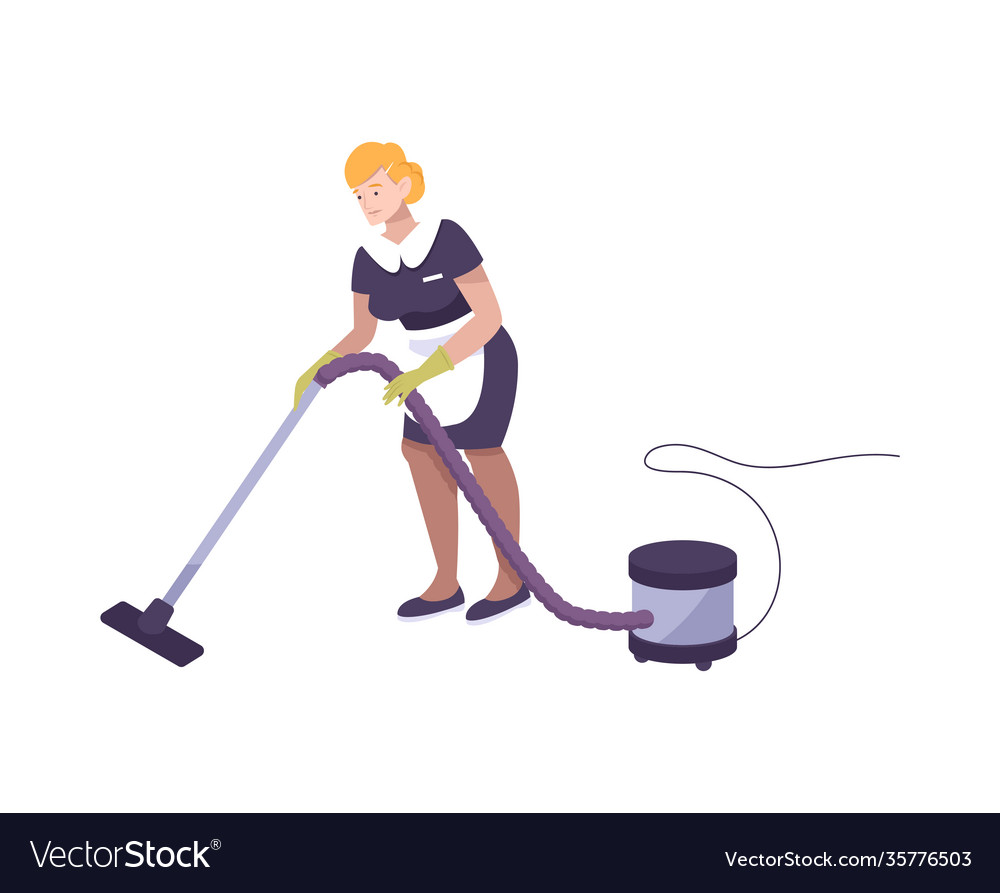 Cleaner flat Royalty Free Vector Image - VectorStock